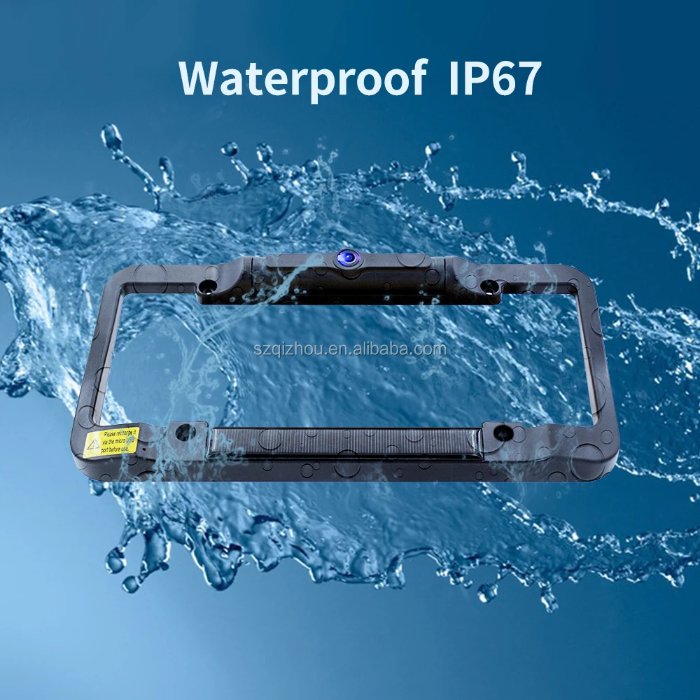 Qizhou 12v 24v Solar America Car Truck Bus Rv Wireless Camera With 4.3 ...