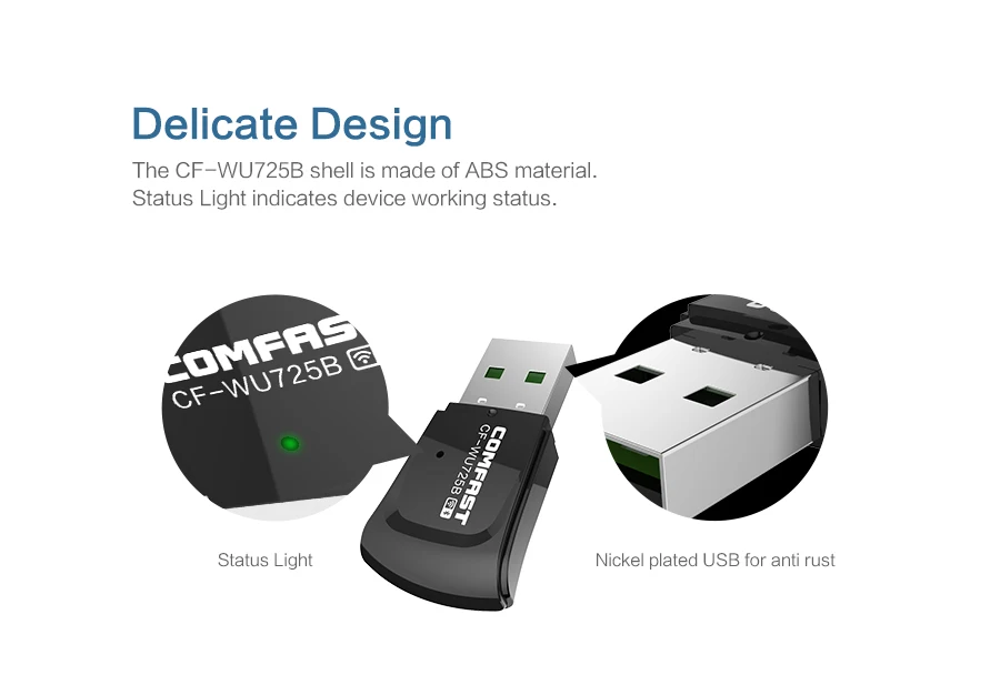 Comfast Cf-wu725b Usb Wifi Dongle Driver Mini 150mbps Usb 2.4ghz Card ...