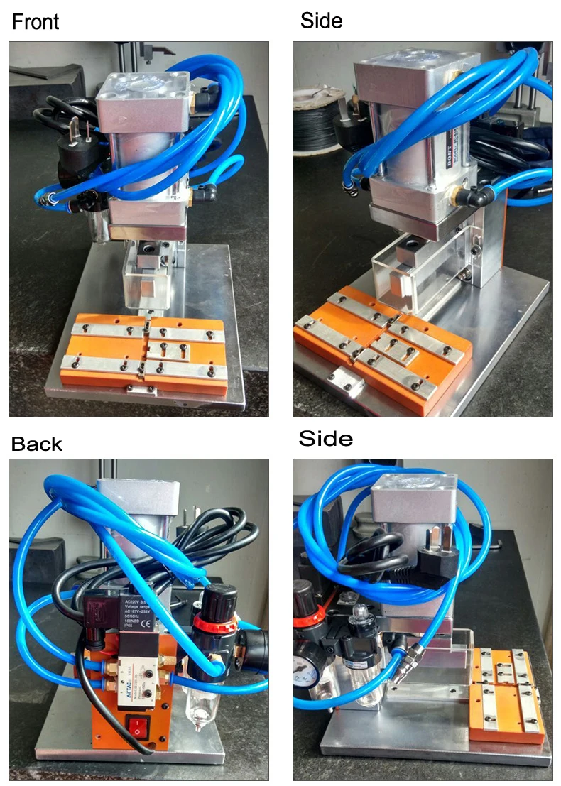 Easy Operate Pneumatic IDC Cable Crimping Machine Flat Ribbon Cable ...