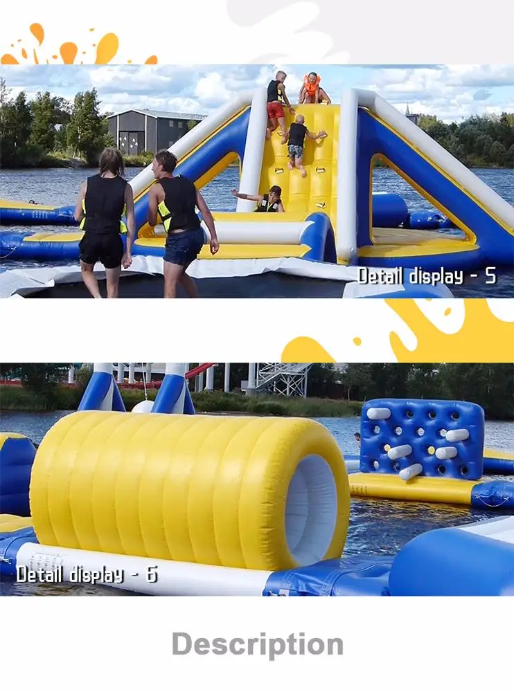 Customized Floating Inflatable Aqua Park by Cheer Amusement