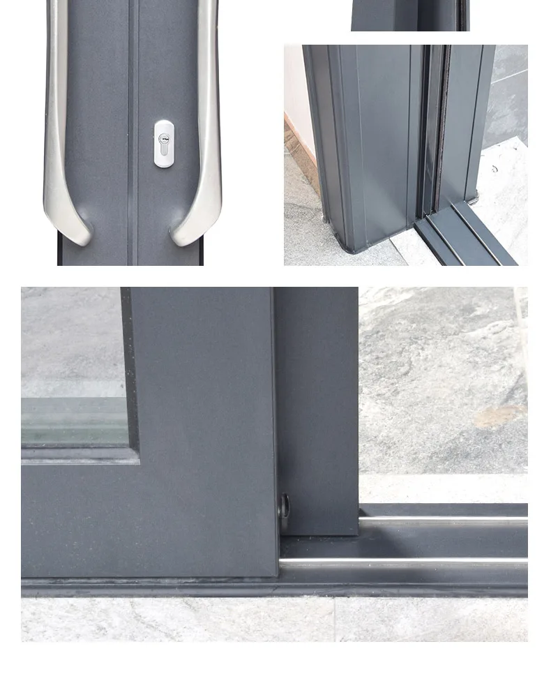Foshan Bulletproof Sliding Door / Aluminium Glass Pictures Aluminum ...
