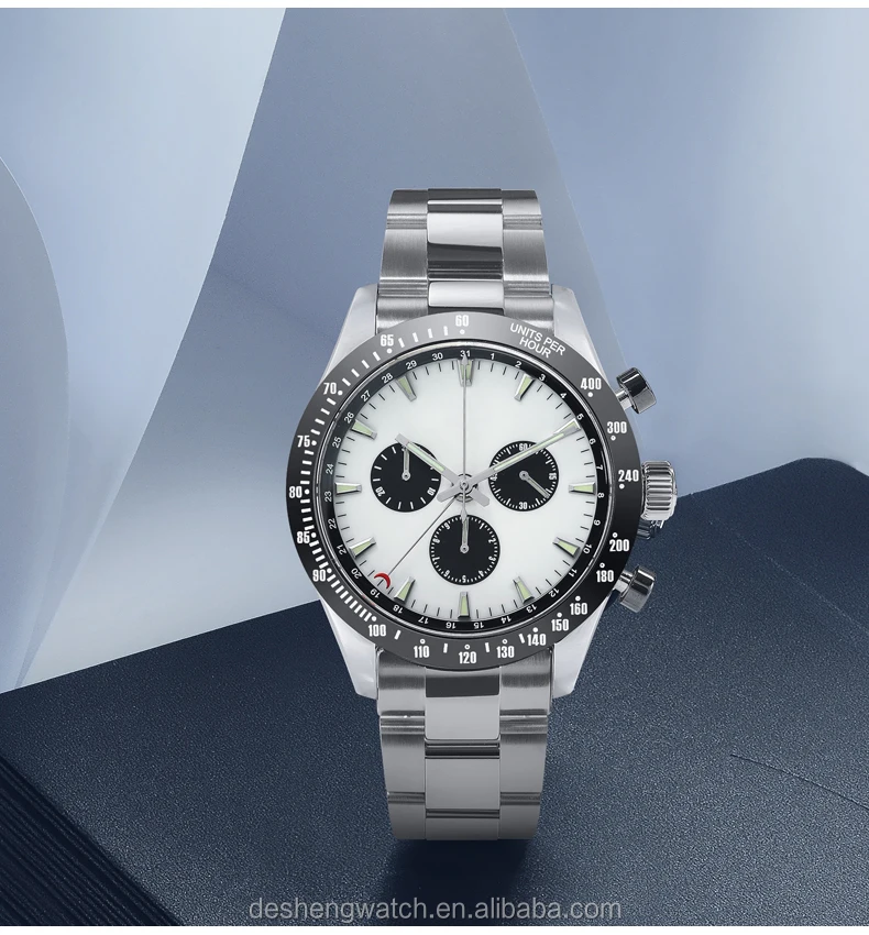 Swiss Ronda Movement Watch Chrono Day Date Month Sm Custom Watches Men ...