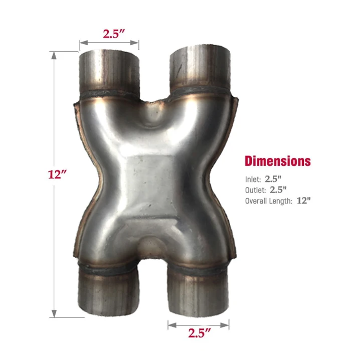 Universal Stainless Steel Exhaust Pipe - Durable & Efficient