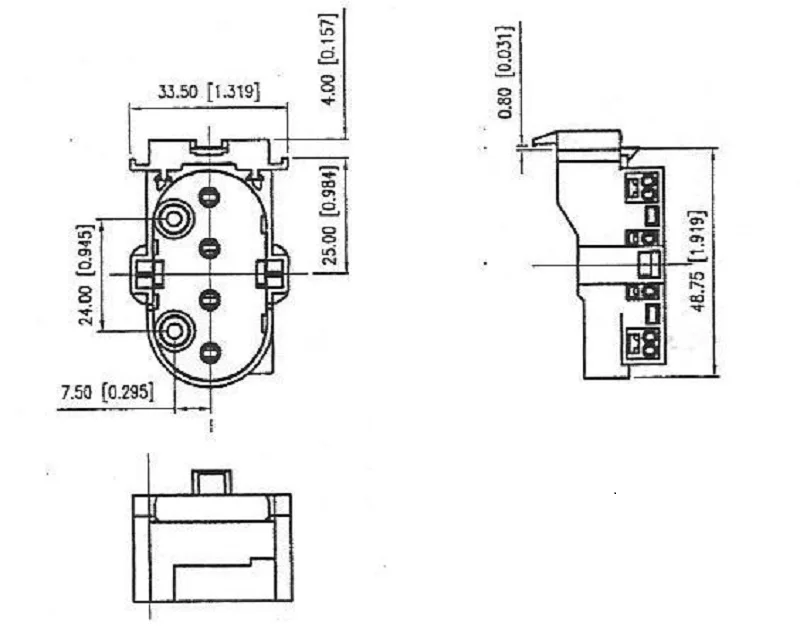 2g11 Lampholder Vertical 4 Pin Cfl Compact Fluorescent Socket H Tube ...