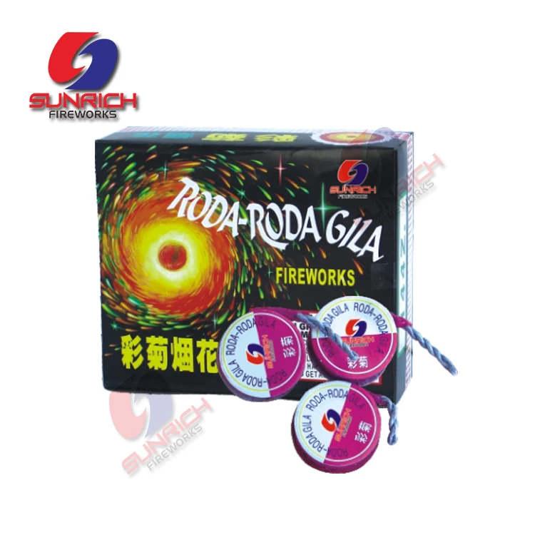 W608 Colorful Chrysanthemum Ground Spinner Outdoor Crackling Toys ...