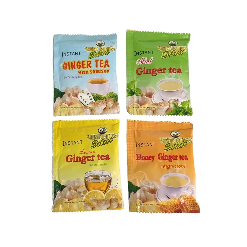 Small Sachet Sugar Free Instant Ginger Powder Tea Drink