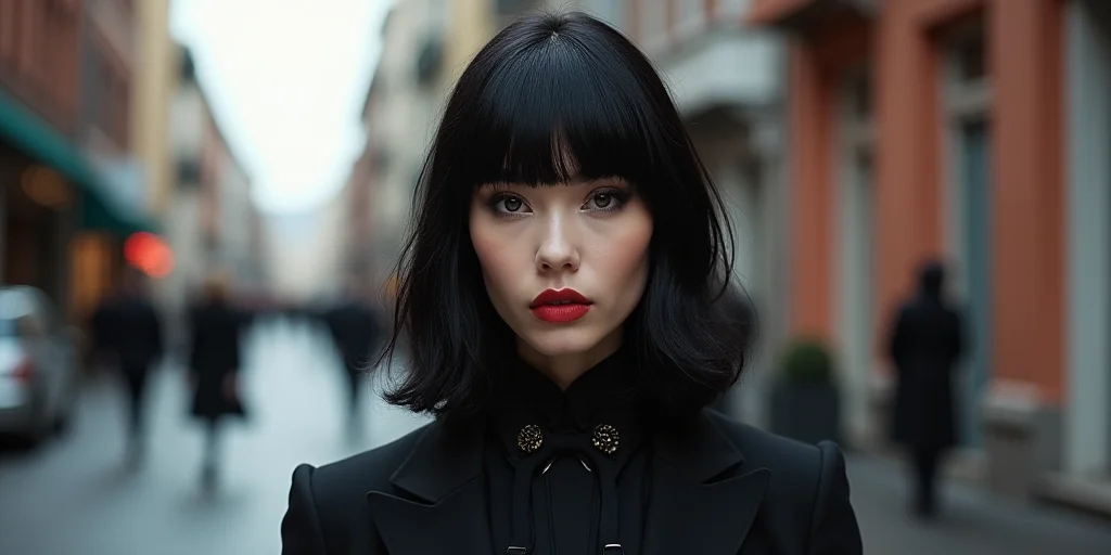 Edgy And Enchanting: Bangs Goth Style Takes Over 2025 Fashion Trends