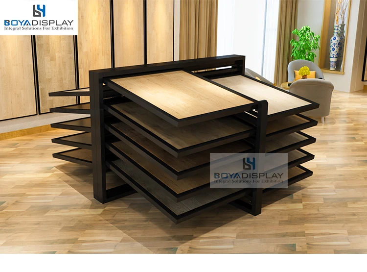 Custom Inclined Ceramic Tile Ground Display Artificial Stone Marble ...