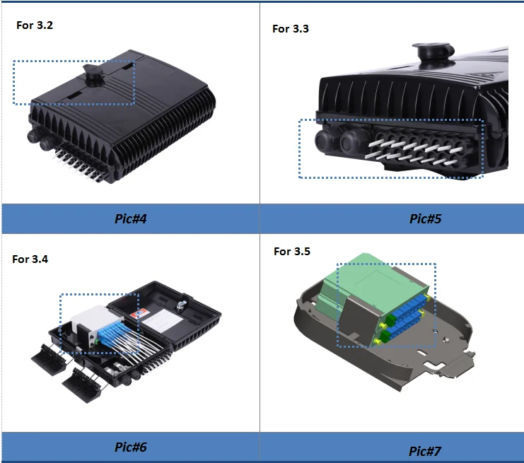 Lcp/nap 8way 16 Fo New Terminal Box Joint Junction Abs Splitter Ftth ...