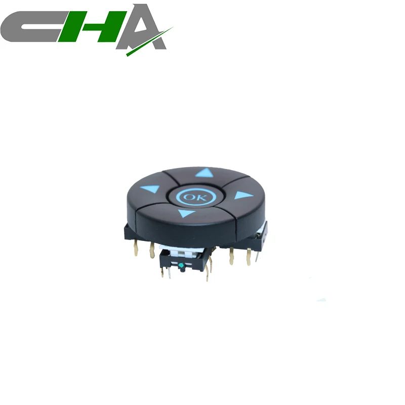 5 Direction Navigation Optical Illuminated LED Push Keys