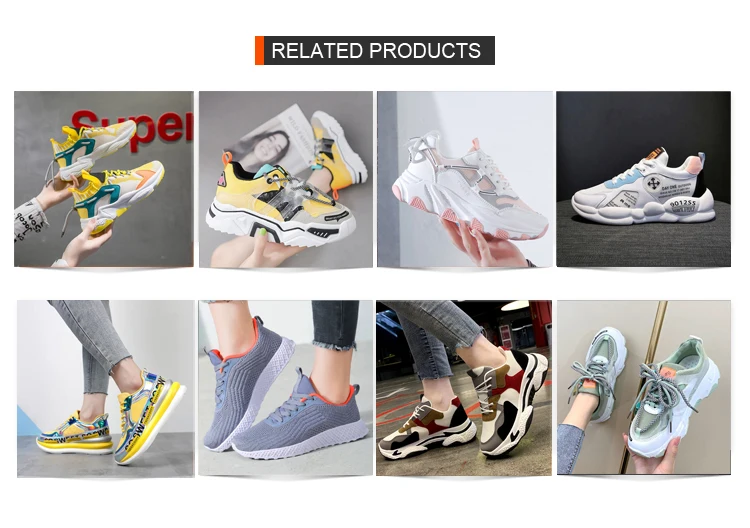 China Factory Fashion Sport Shoes Women Flat Casual Sneakers Women ...