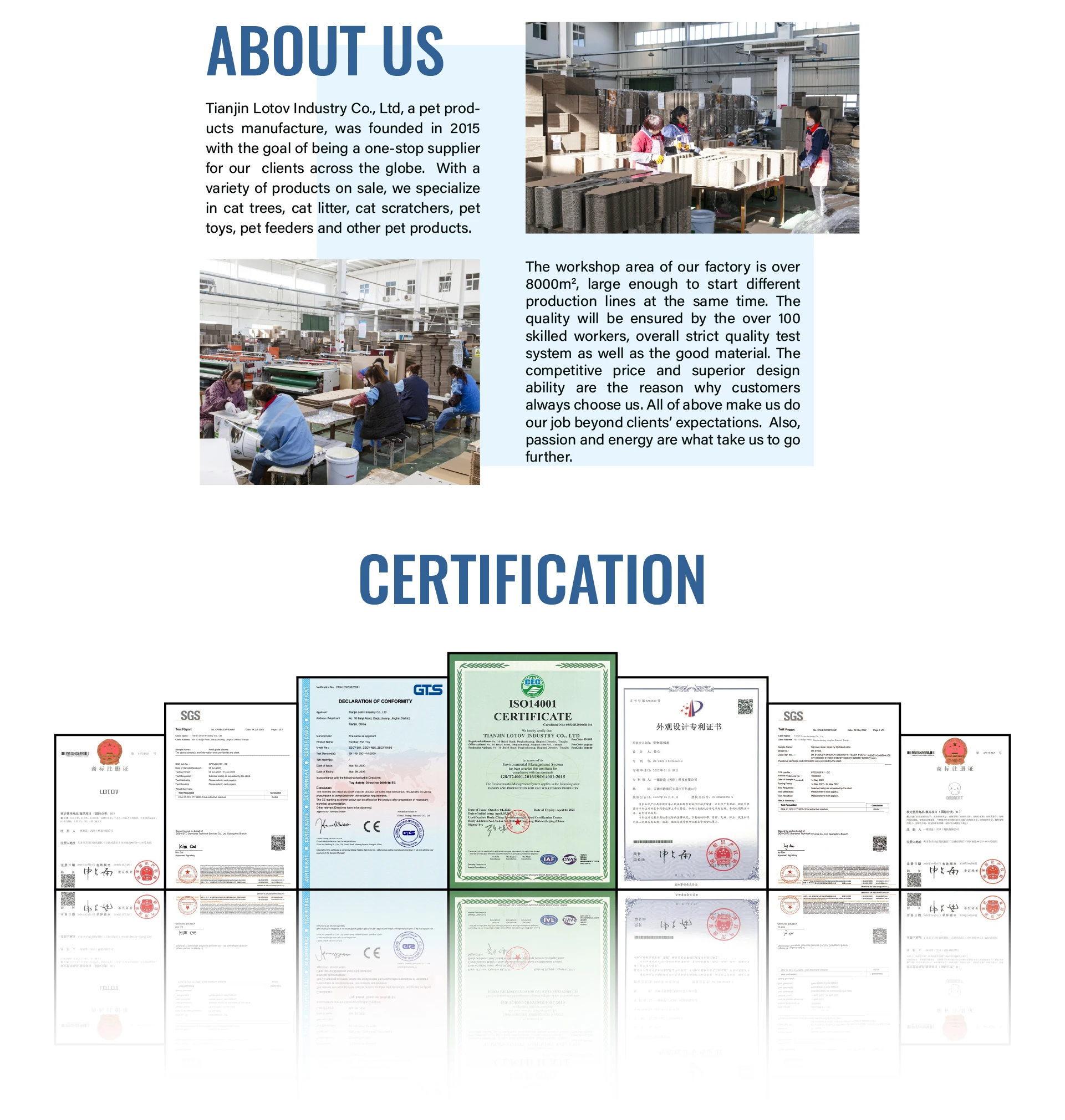 Company Overview - Tianjin Lotov Industry Co., Ltd.