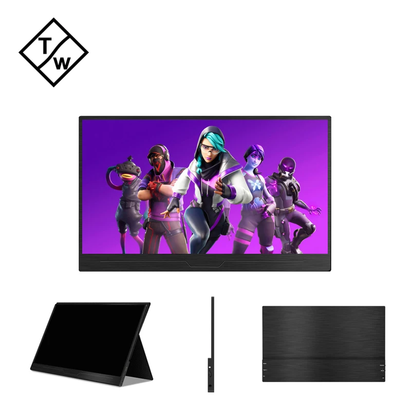 Cnc Casing 13.3 Inch Portable Tv Monitor With Hd Pd Type-c Inputs Movie ...