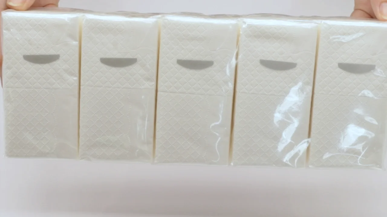 4-ply Pocket Facial Tissues/tissues Pocket Packs/soft Travel Pocket ...