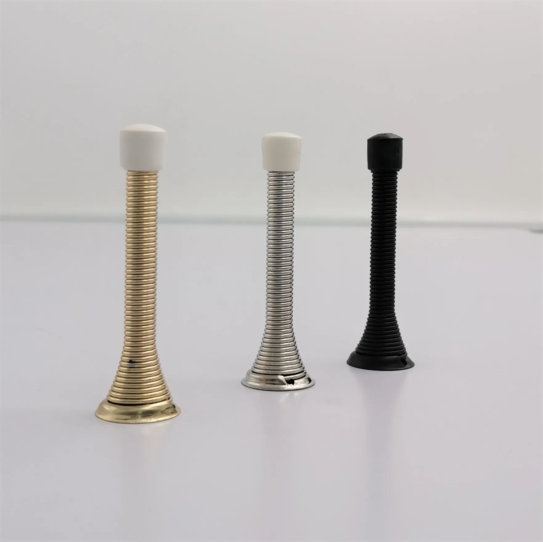 Flexible Steel Spring Door Stopper - Durable & Easy Install