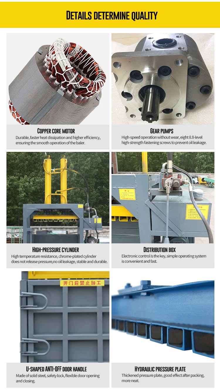 Waste Paper Compressor Machine - High Productivity Baler