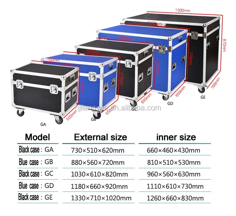 Durable Custom Flightcase with Wheels - LYUE Quality