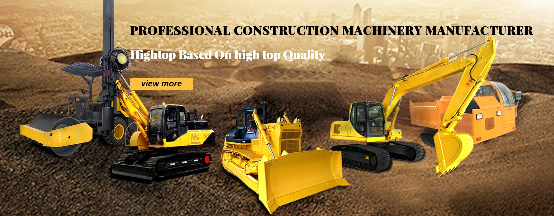 Shandong Hightop Group - Mini Excavator, Road Roller