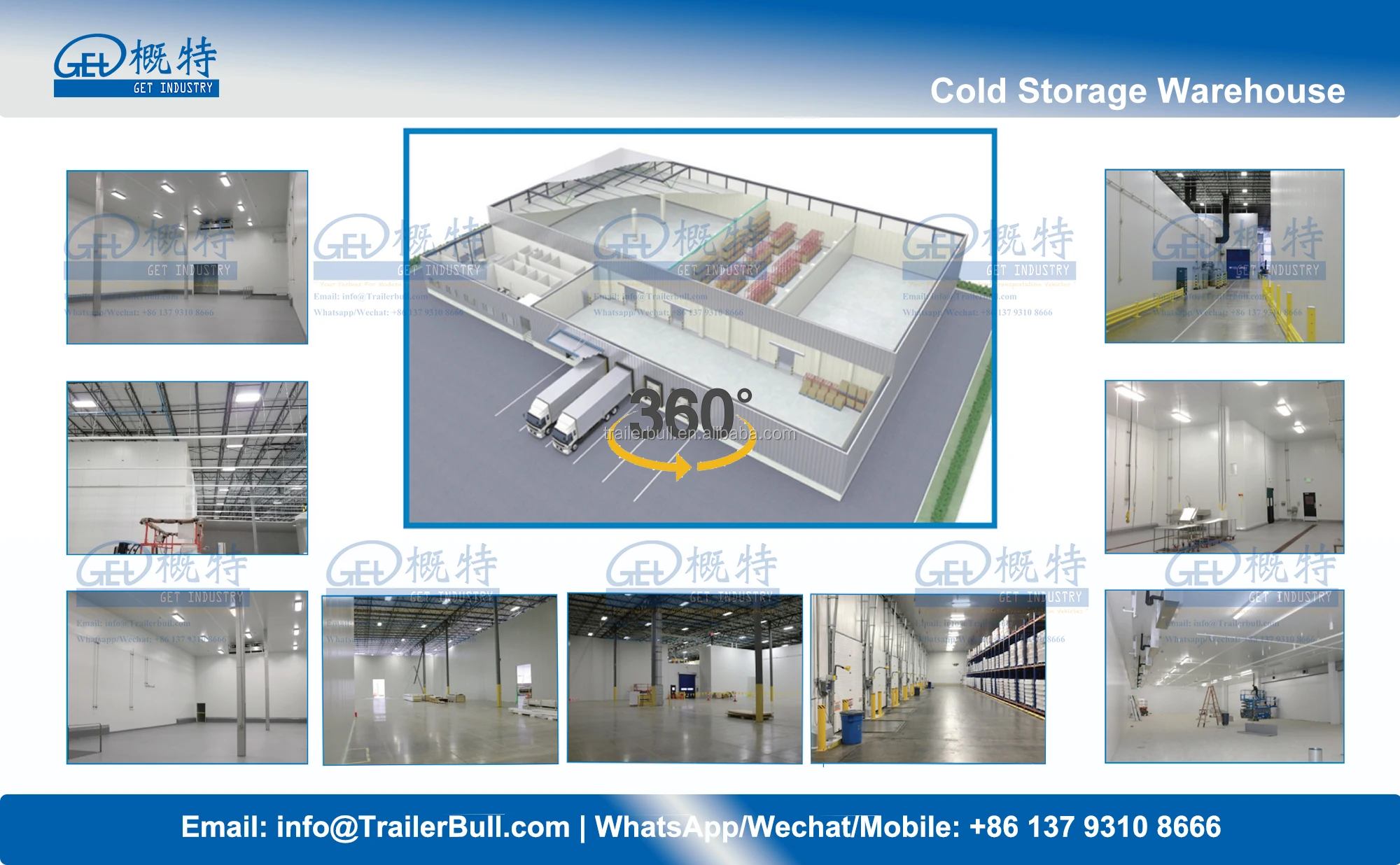Frozen Chill Modular Cold Storage Warehouse With Sustainable Building ...