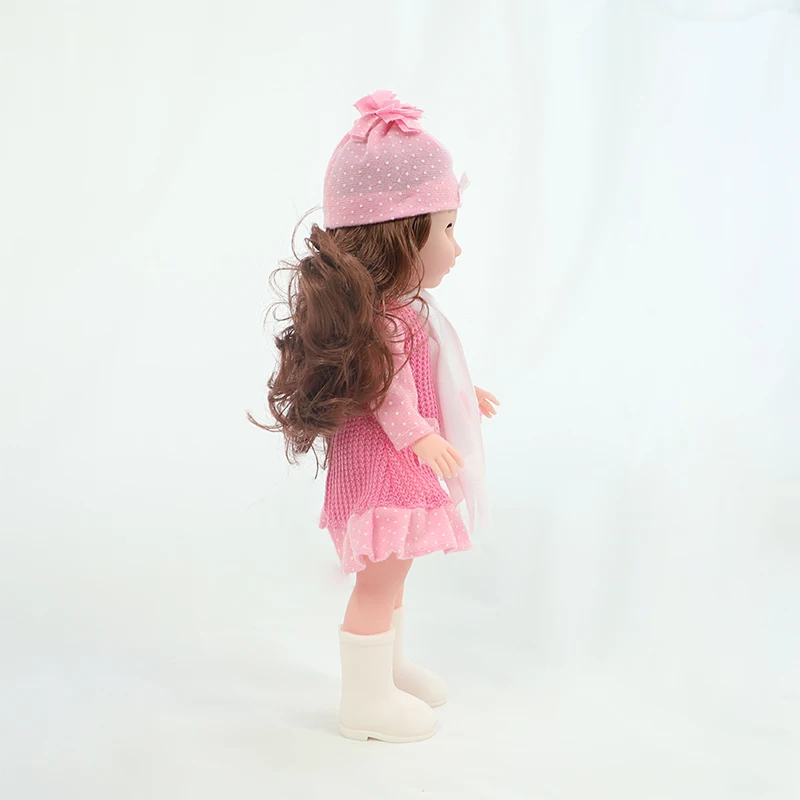 New Blink Eyes Doll Set Plastic Alive Lovely Reborn Vinyl Baby Doll ...