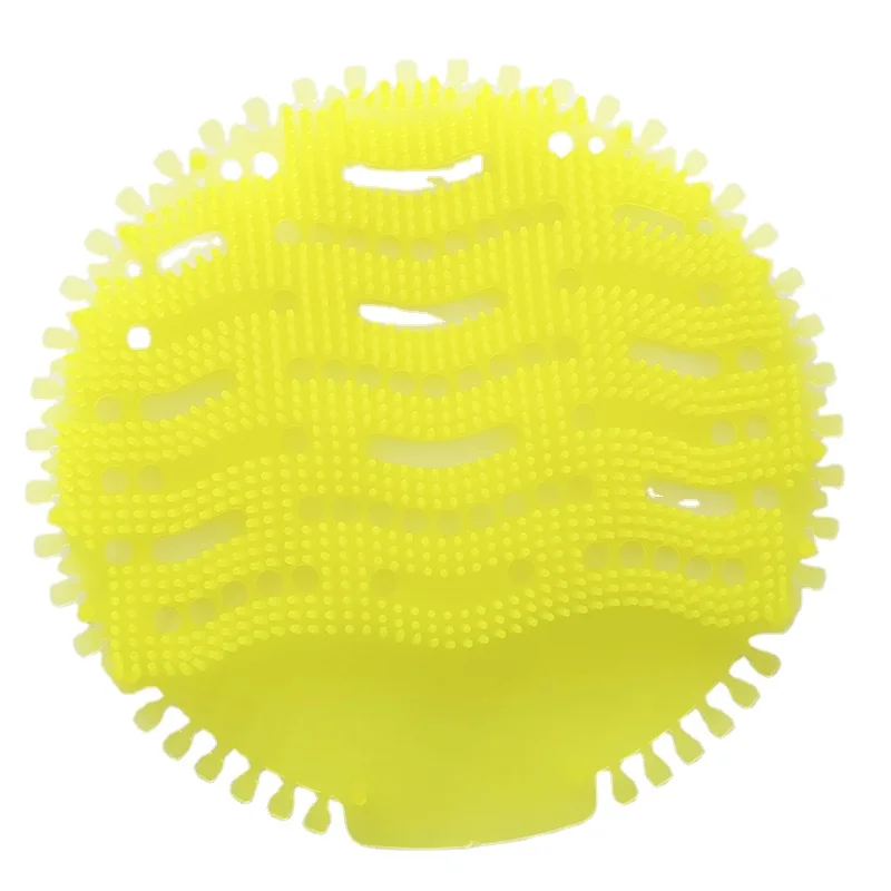 Yellow-Lemon Disposable Deodorant Urinal Screen Mats Can Print Logo and ...
