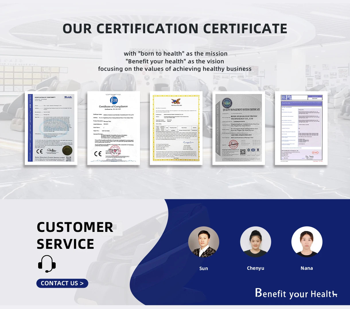 Lining (fujian) Health Technology Co., Ltd. - Massage Chair, Small ...