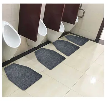 Plastic Anti-slip Toilet Mat Bathroom Floor Pad Urinal Mat Floor Mat ...