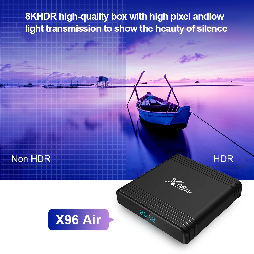 New Amlogic S905x3 Tv Box X96 Air S905x3 2g 16g 4g 32g Android 9.0 8k ...