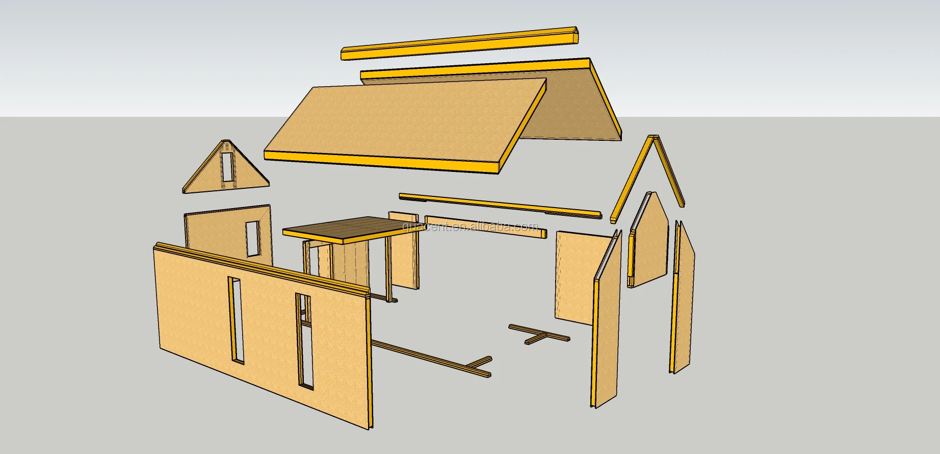 Sips Panel Structural Panel Layout Design House by Quacent