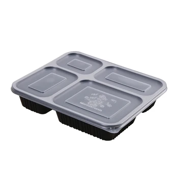 M458 Plastic Disposable 4 Compartment Microwave Food Container - Buy 4 ...