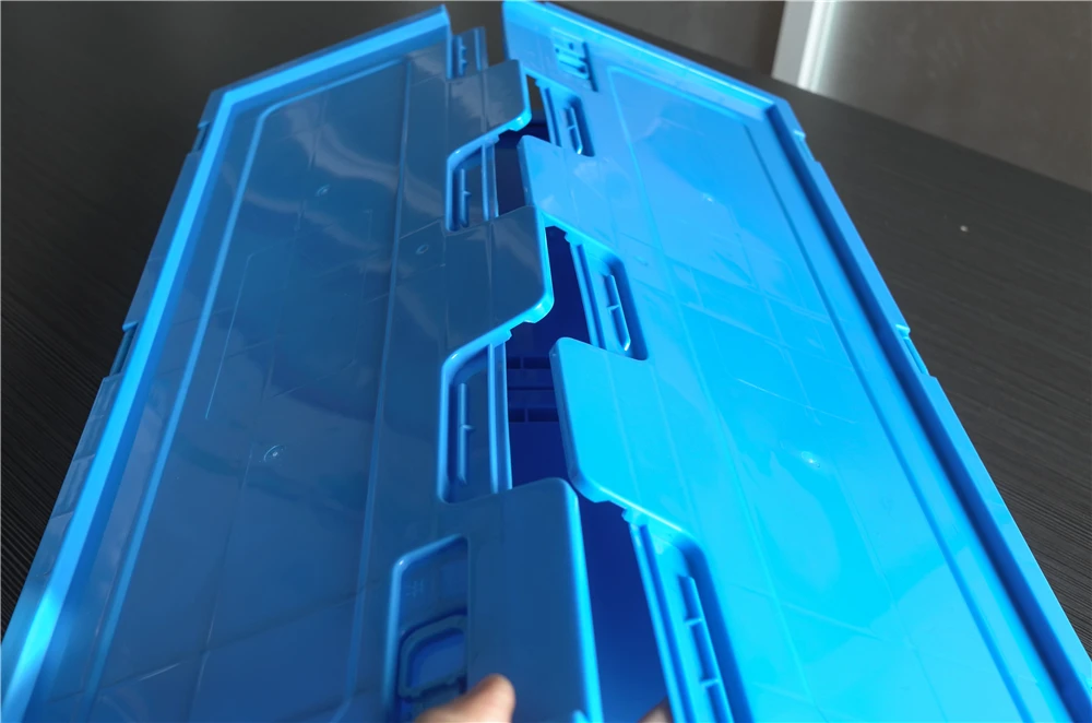 Blue Color Plastic Material Collapsible Type 25.6"x17.3"x14.1" Folding ...