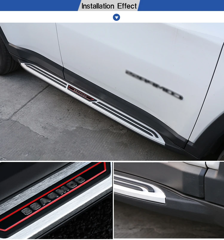 Door Defender Side Step Guard Running Board For Jeep Compass Auto Parts ...