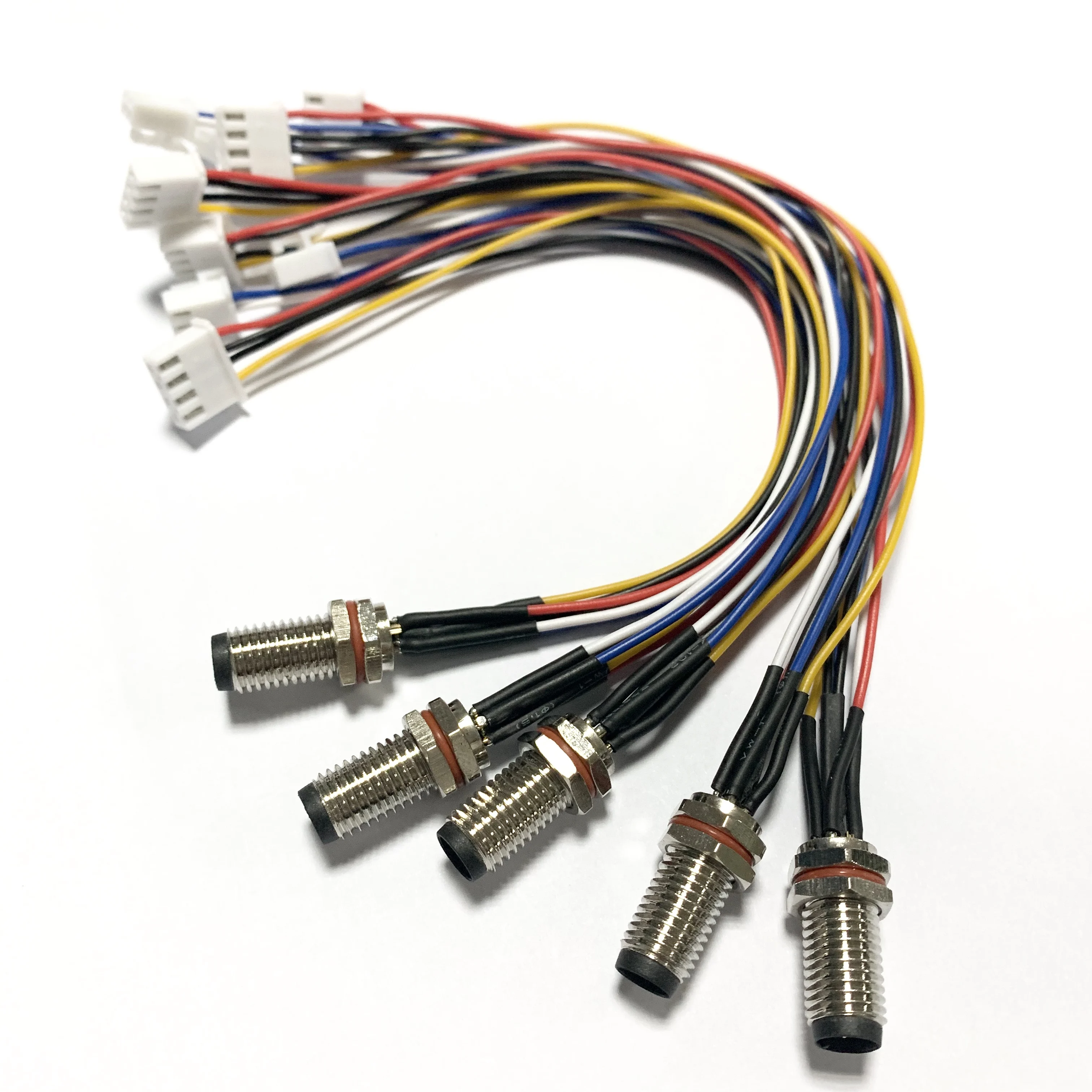 Circular Front Solder M8 Wiring Connector Ip68 6pin Male Panel M8 ...