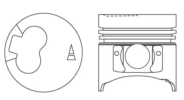 Mitsubishi 4D56T Piston Kit - CDP MD304852-59, 18M Warranty