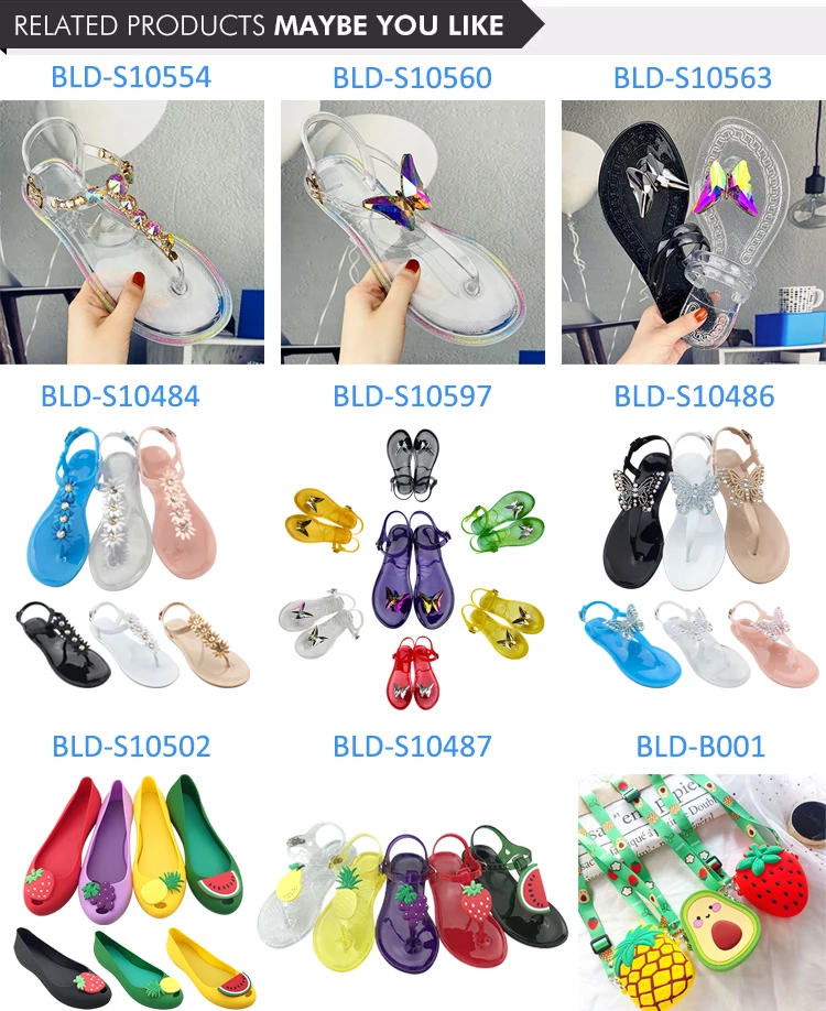 New Arrival Women Beach Plastic Shoes Fashion Latest Ladies Sandals ...