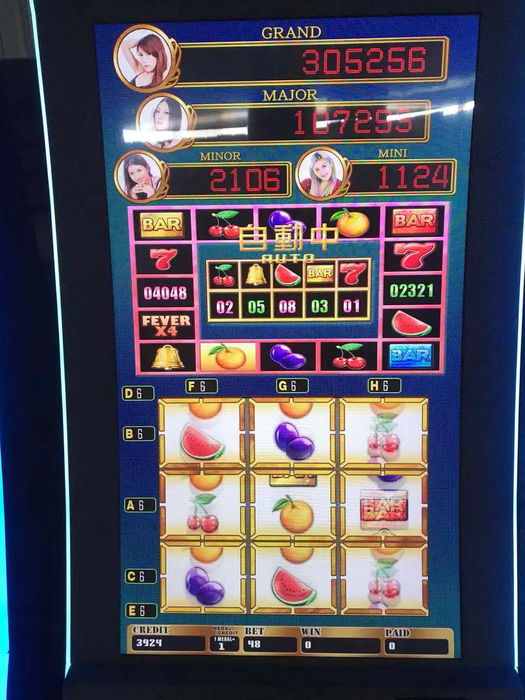 Dual Monitors Gambling Machine Touch Casino Slot Machine For Sale - Buy ...