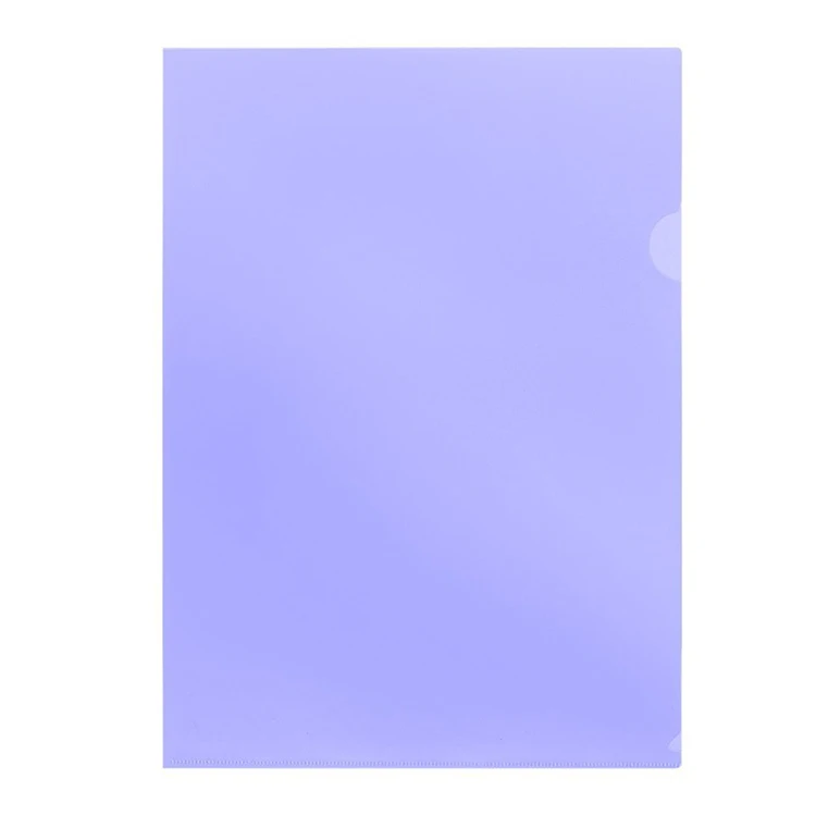 Wholesale Transparent Document L Shape Pocket A4 Pp Plastic File Folder ...