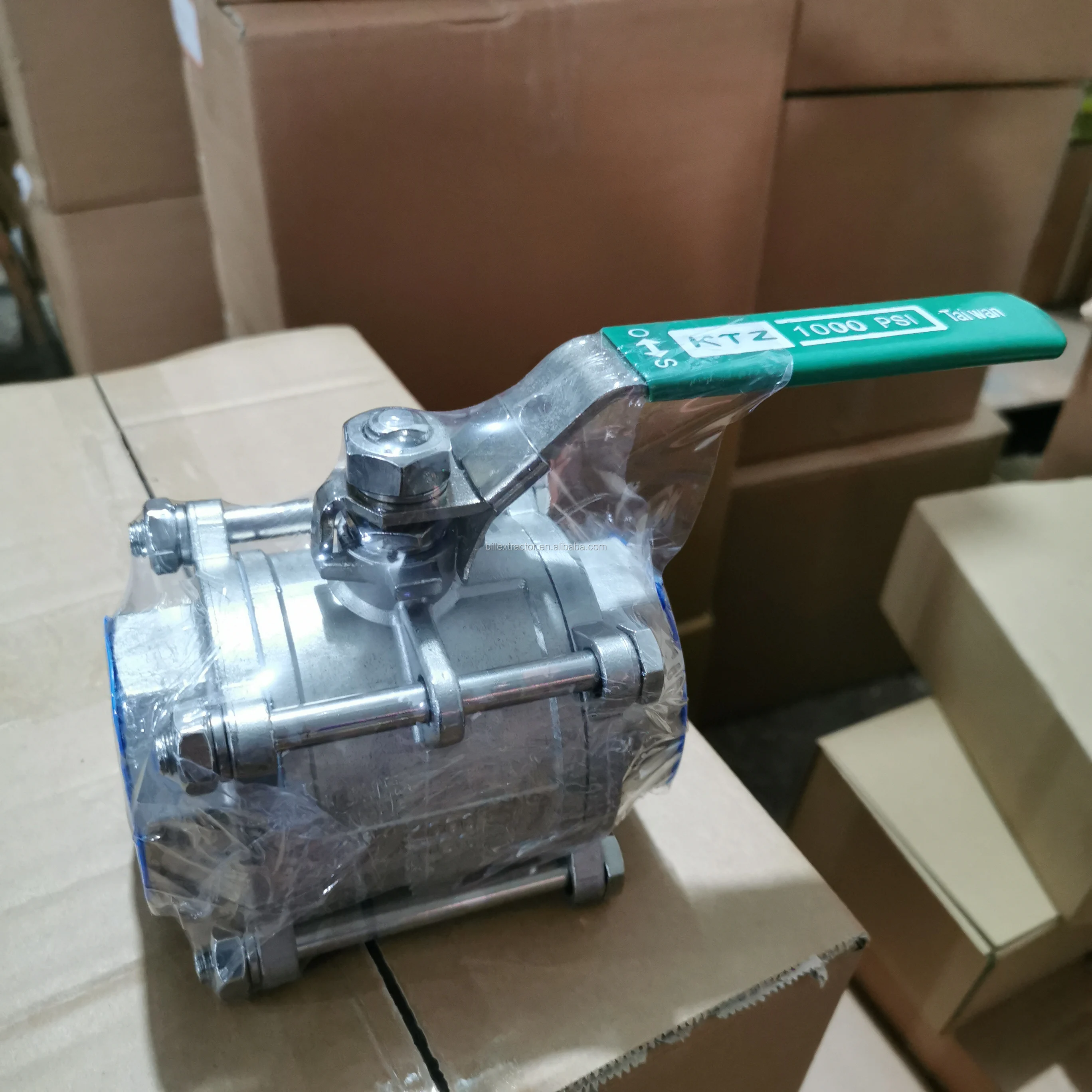 Ss201 2 Piece Ktz Brand 3/4" Ball Valve 1000wog Ptfe Gasket - Buy Ss201 ...