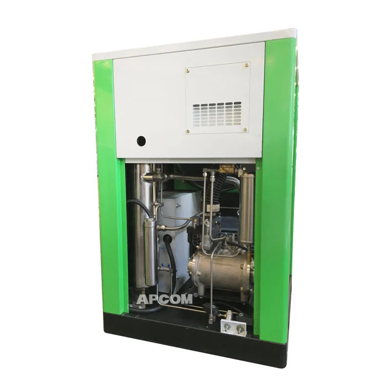 Low Noise APCOM 40 CFM 10 HP 7.5 KW Oilfree Air-compressors
