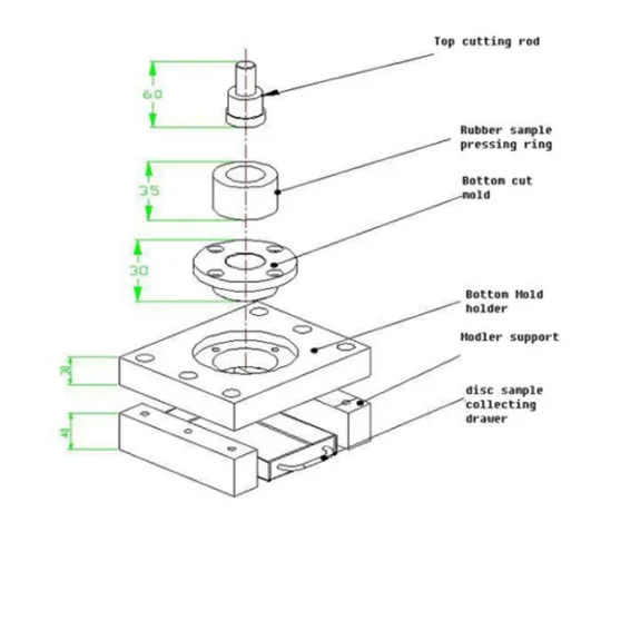 Laboratory Electrode Making Coin Cell Press Machine