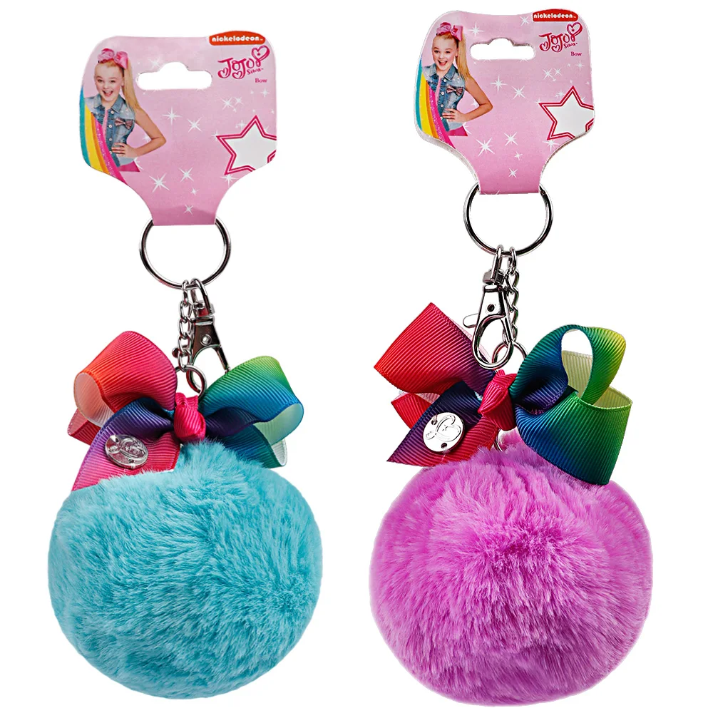 Hot Sales Jojo Siwa Hair Bow Pompom Keychain Keyrings - Buy Jojo Siwa ...