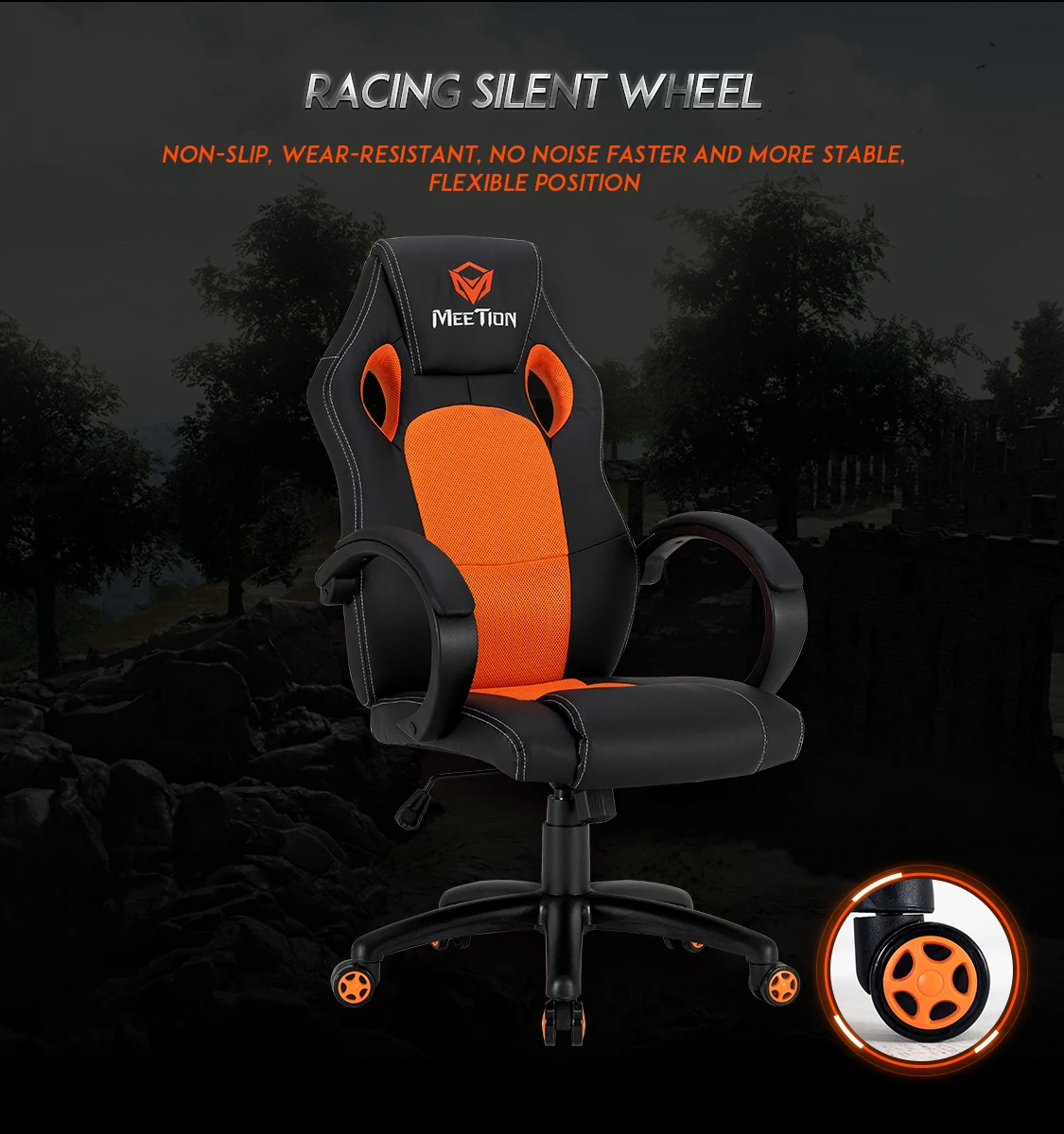 Meetion CHR05 Gaming Chair - Stylish & Adjustable Seating