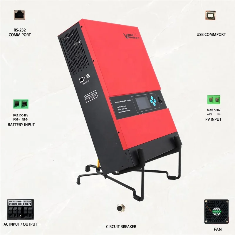 Vmaxpower New Model Batteryless Working Solar Hybrid Inverter 5kw Solar ...
