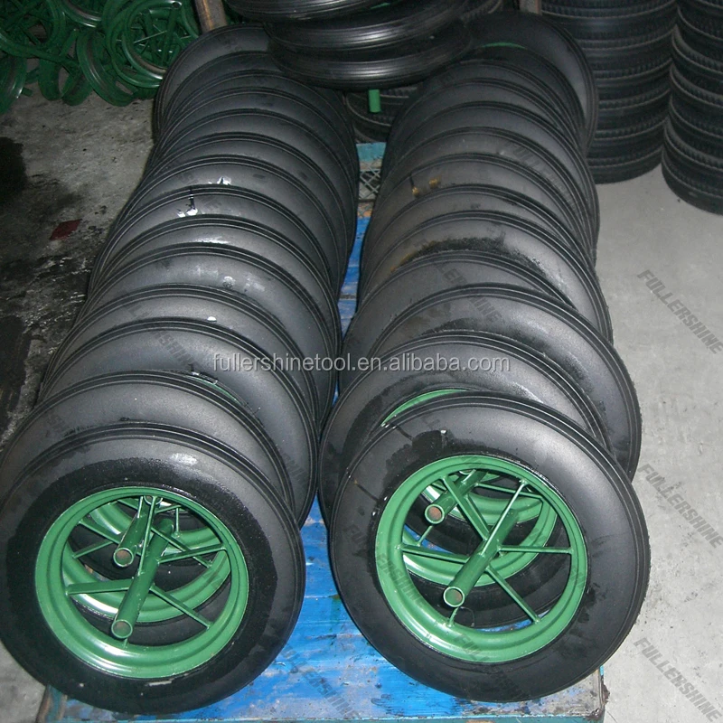 Rubber Tire Material And Metal Hub Rim Material 15 Inch Solid Rubber ...