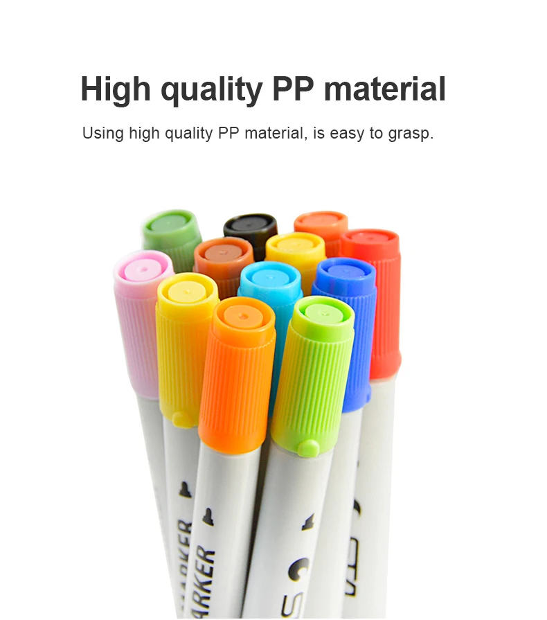 Water Based Color Markers - 80 Colors for Artistic Expression