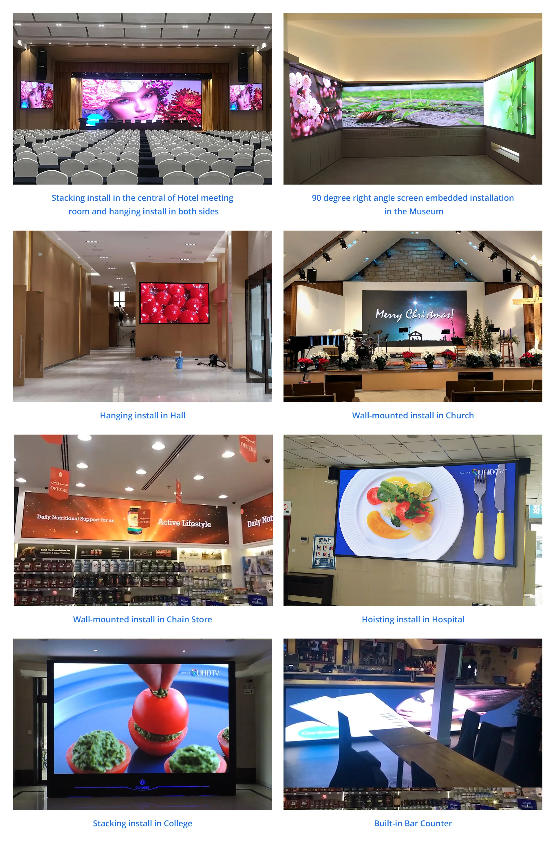 Philippines Commercial Indoor Flexible Cabinet P3 P4 Led Video Wall ...