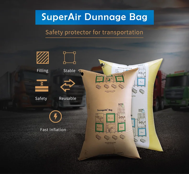 Inflatable Void Filler Load Securement Dunnage Air Bag For Truck ...