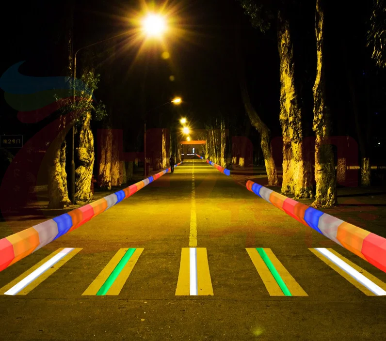 Wholesale Led Light Plastic Curb Stone Road Side Pavement Led Curbstone ...