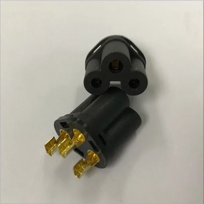 IEC C5 Female Plug Insert - High Current Copper Brass