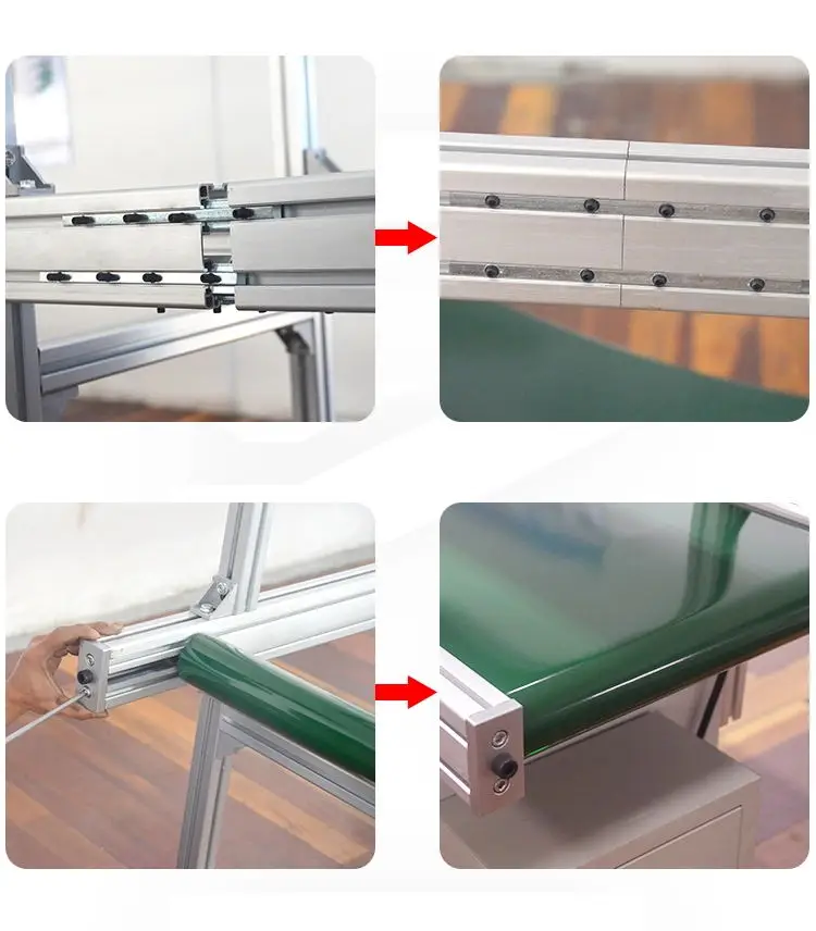 산업 생산을 위한 Dy1128 두 배 얼굴 벨트 콘conveyor 체계 Esd Lcd 텔레비젼 벤치 일관 작업 - Buy 조립 ...